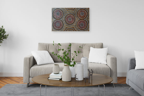 Aboriginal Painting - Yam Dreaming – Corroboree Dream Art