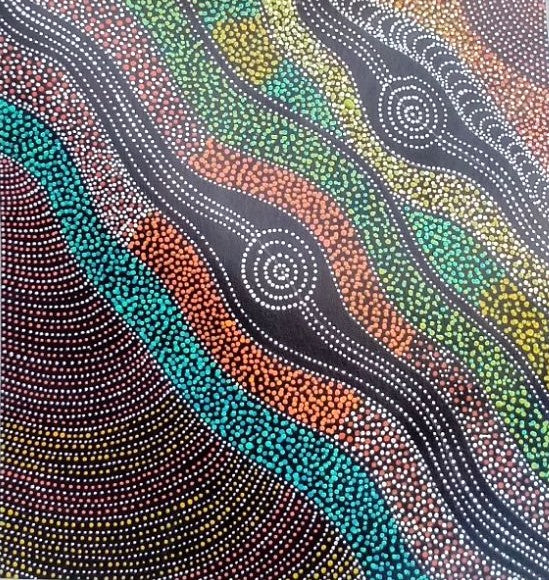 Aboriginal Painting - My Country – Corroboree Dream Art