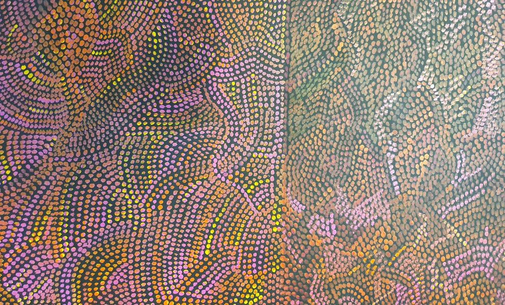 Aboriginal Painting - Bush Yam – Corroboree Dream Art