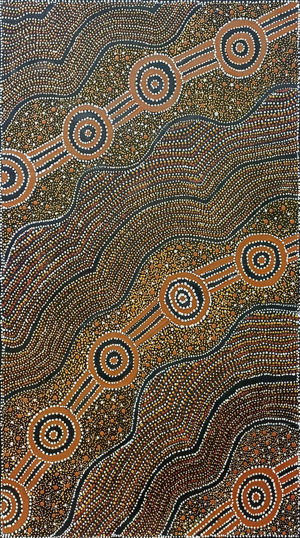 Aboriginal Painting - Yam Dreaming – Corroboree Dream Art